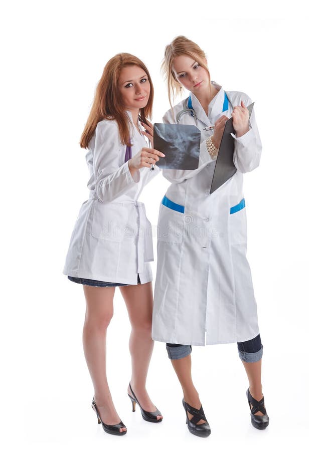 Female doctors. stock photo. Image of female, inspection - 95288512