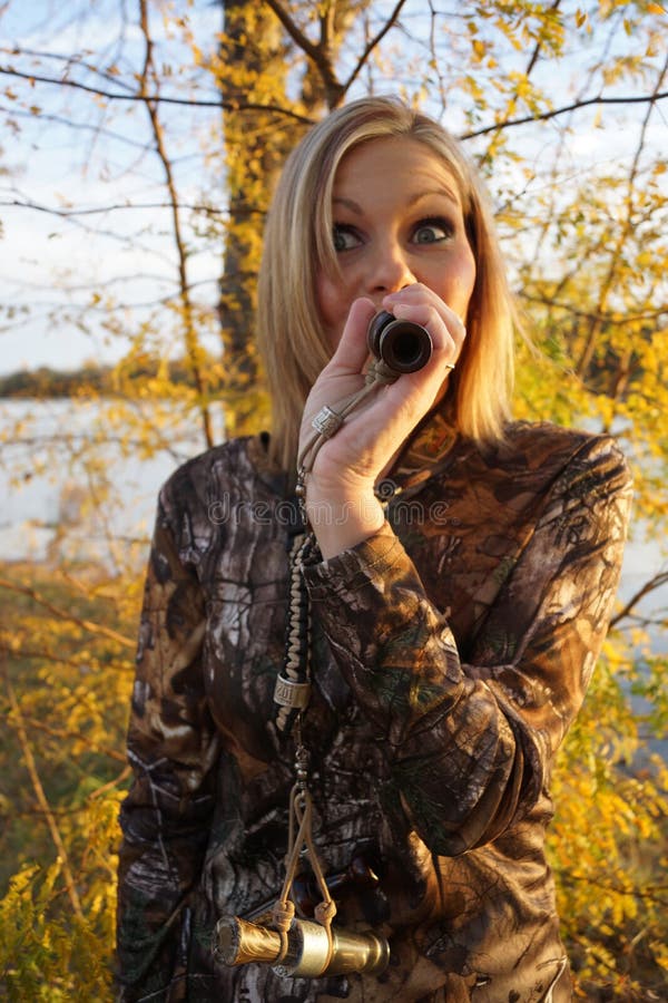 A Female Duck Mallard (Anas Platyrhynchos) Swimming in a Lake Stock ...
