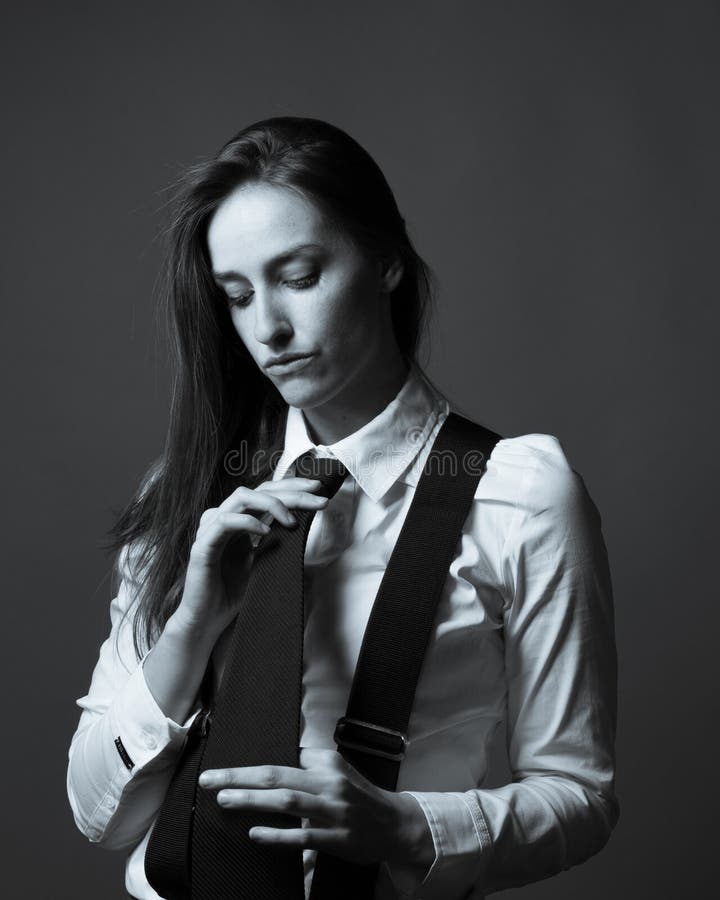 Female Editorial on Masculinity Stock Image - Image of brown, natural ...