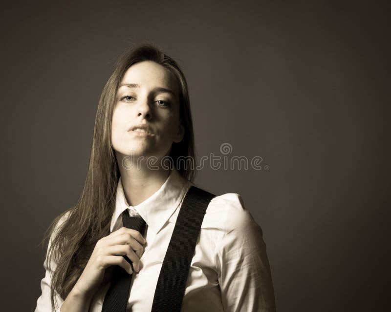 Female Editorial on Masculinity Stock Image - Image of caucasian ...