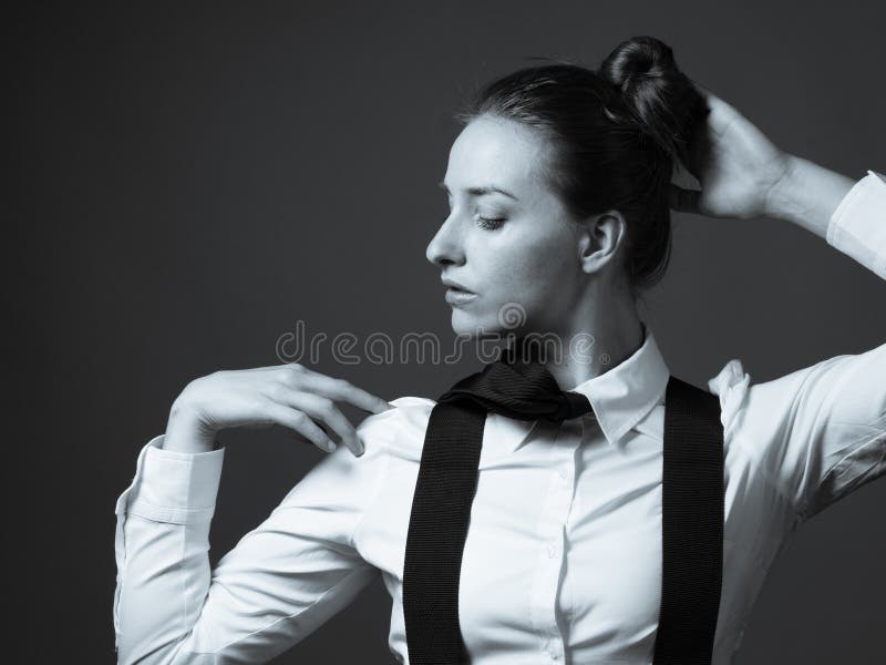Female Editorial on Masculinity Stock Photo - Image of american, posing ...