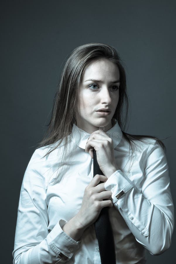 Female Editorial on Masculinity Stock Photo - Image of slender, adult ...