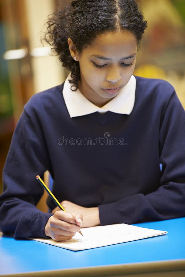 Seniors writing test stock photo. Image of desk, retired - 97689844