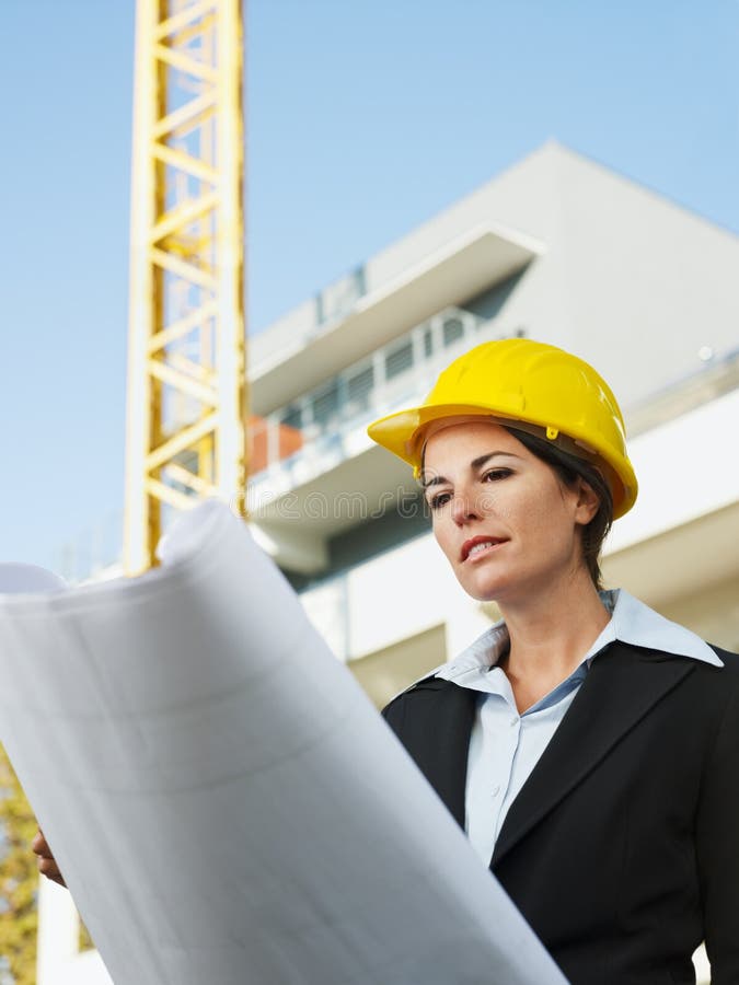 Female engineer stock photo. Image of planning, architect - 11862746