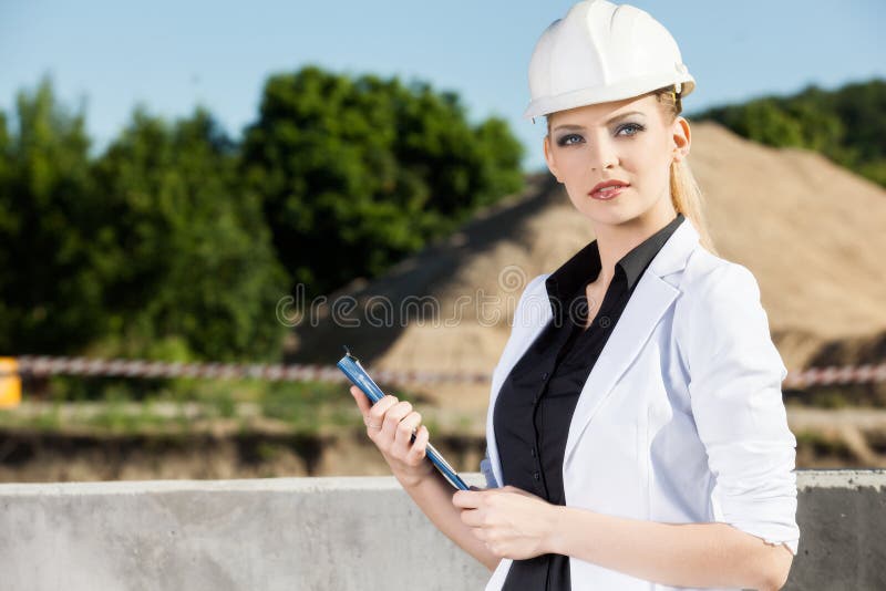 Female engineer stock photo. Image of engineer, businesswoman - 35949942