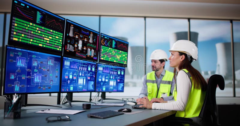 Female Engineer Using Scada Software Stock Photos - Free & Royalty-Free ...