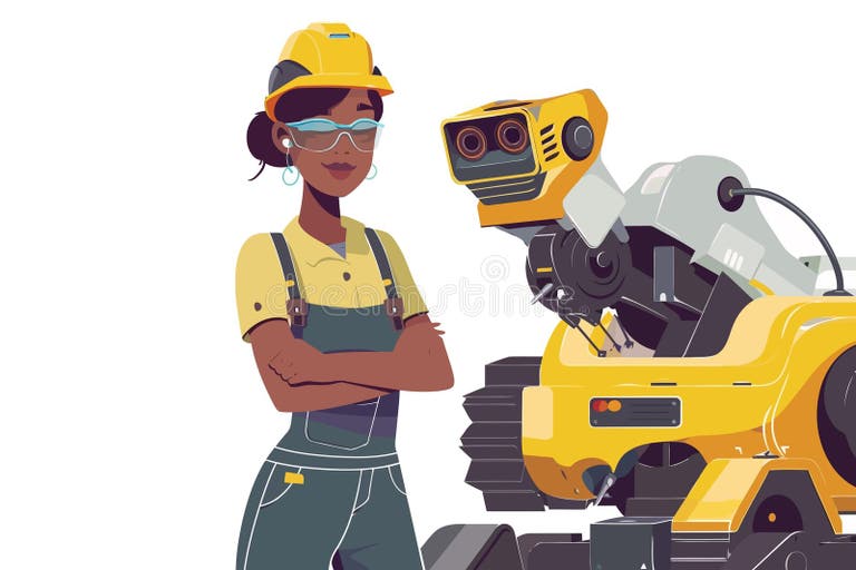 Robotics Engineer Stock Illustrations – 8,921 Robotics Engineer Stock ...