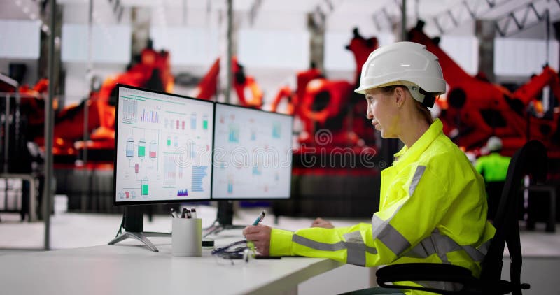 Female Engineer Working stock image. Image of mature - 306937163