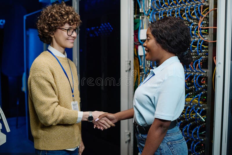 Female it Engineers Working in Team Stock Photo - Image of occupation ...
