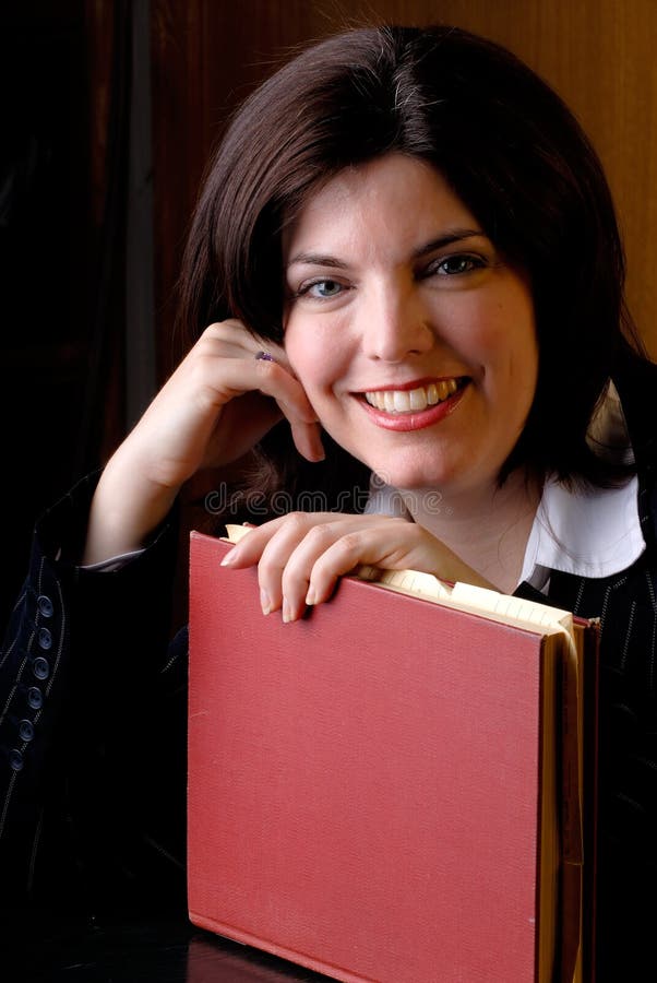 Female Lawyer stock image. Image of text, feminine, smiling - 2187267