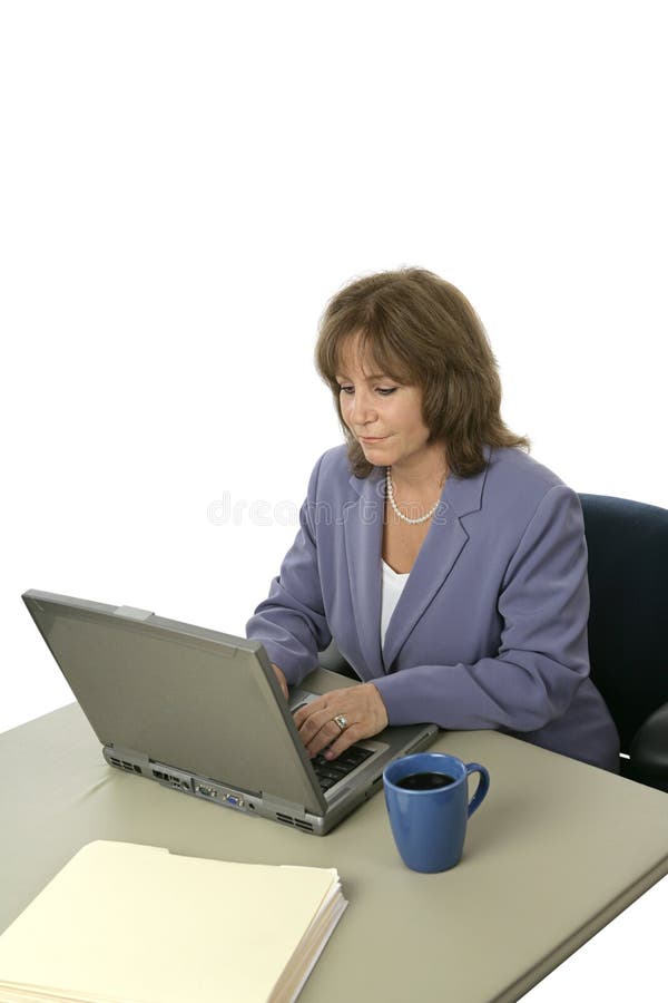Friendly Female Executive stock photo. Image of middle - 1163446