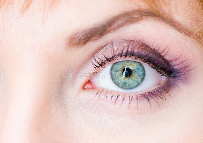 Female eye stock image. Image of abstract, glamour, iris - 19242021