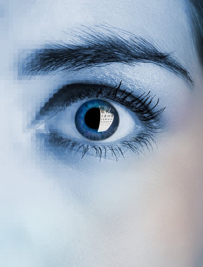Female eye stock image. Image of digital, design, information - 2244117