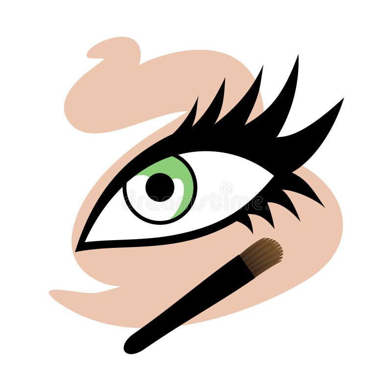 Female eye icon stock vector. Illustration of graphic - 141251069