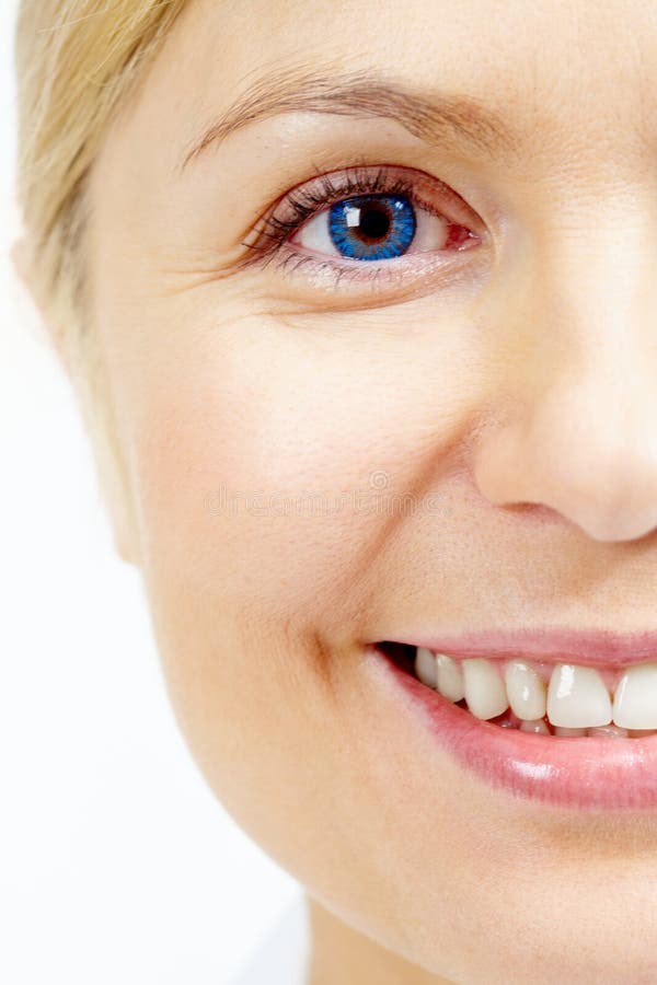 Female face stock photo. Image of isolation, blonde, lifestyle - 14345568