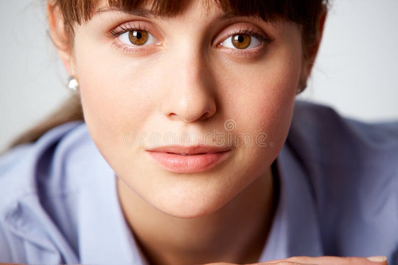 Female face stock image. Image of eyesight, beautiful - 16327379