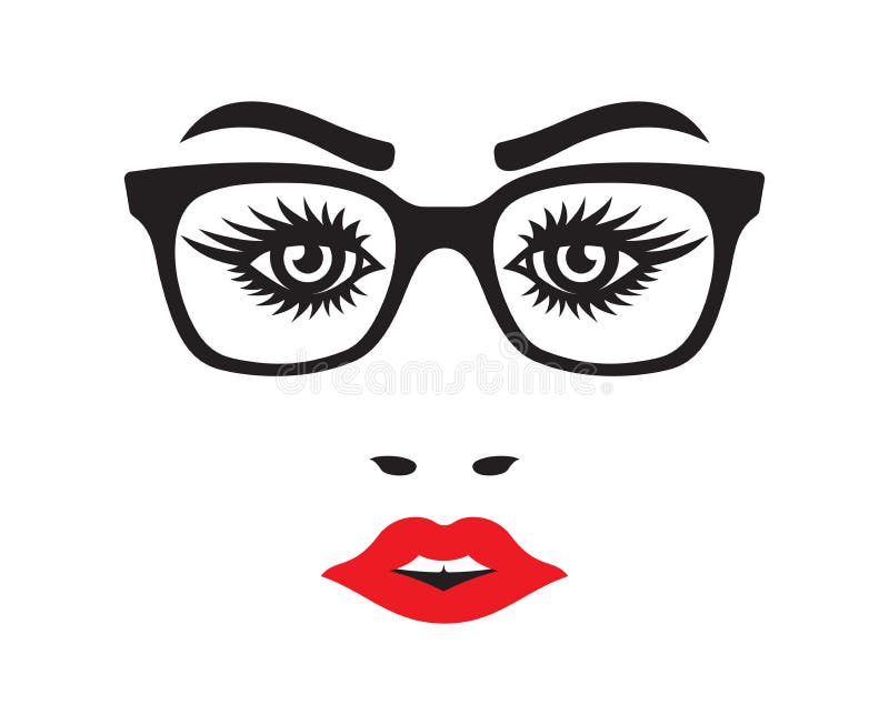 Eyeglasses stock vector. Illustration of black, graphic - 218124452