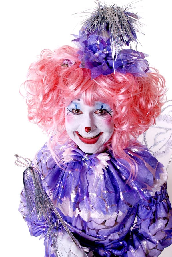 Circus Clown stock photo. Image of orange, female, lighting - 1578310