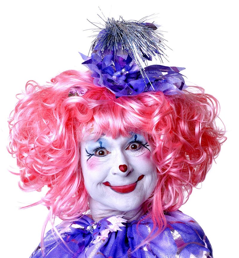 Female Fairy Clown stock photo. Image of isolated, contact - 1578370