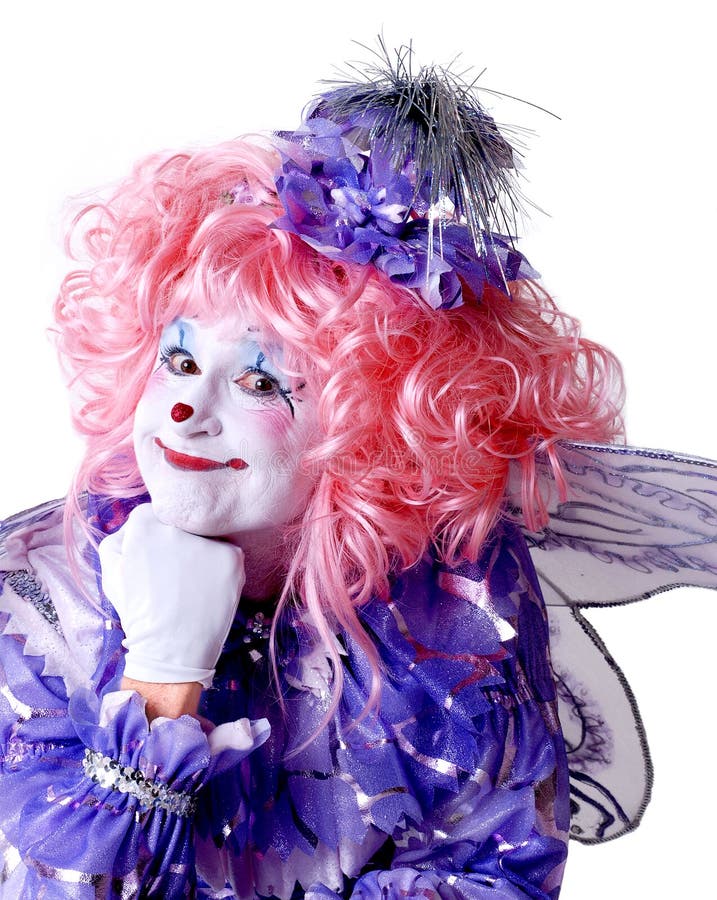 Female Fairy Clown stock image. Image of contact, hand - 1578473
