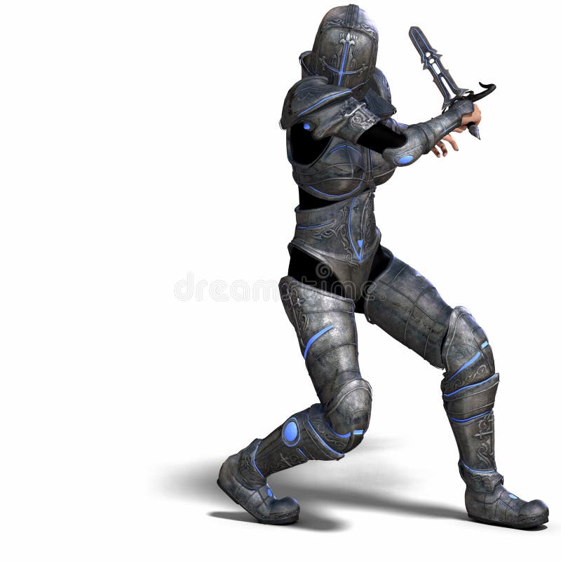 Space Marine Ranger 02 stock illustration. Illustration of fantasy ...