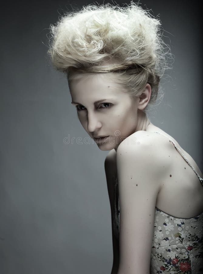 Female Fashion Model Posing Stock Image - Image of clothes, girl: 137789029