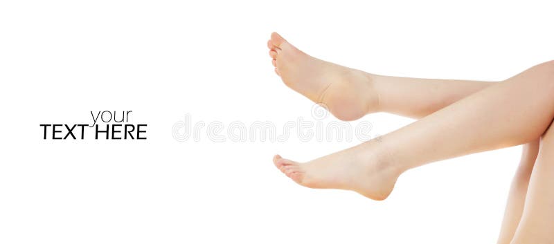 Female feet with space stock photo. Image of legs, girl - 162941662