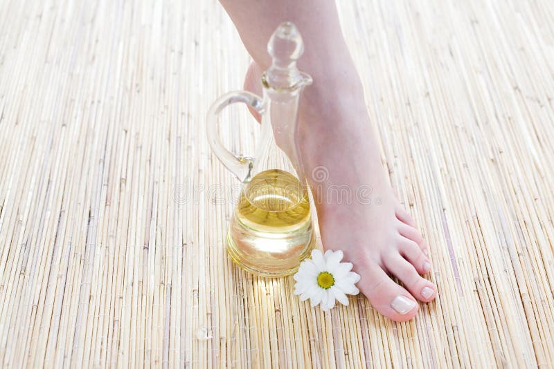 Female Feet With Oil Picture. Image: 4929706