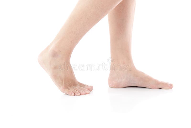 Female feet walking stock photo. Image of girl, body - 69305946