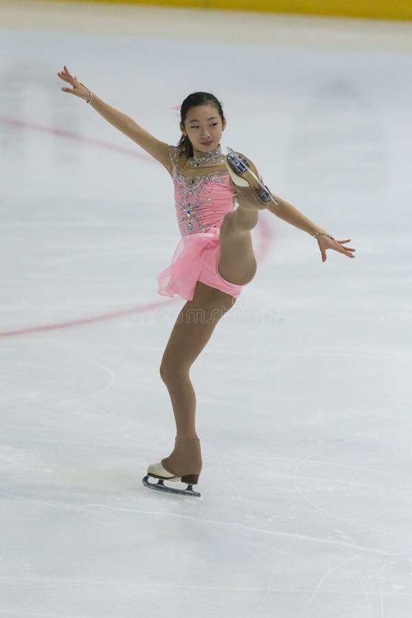 Female Figure Skater Performs Ladies Free Skating Program at Ice Star ... Female Figure Skater Performs Ladies Free Skating Program at Ice Star ...
