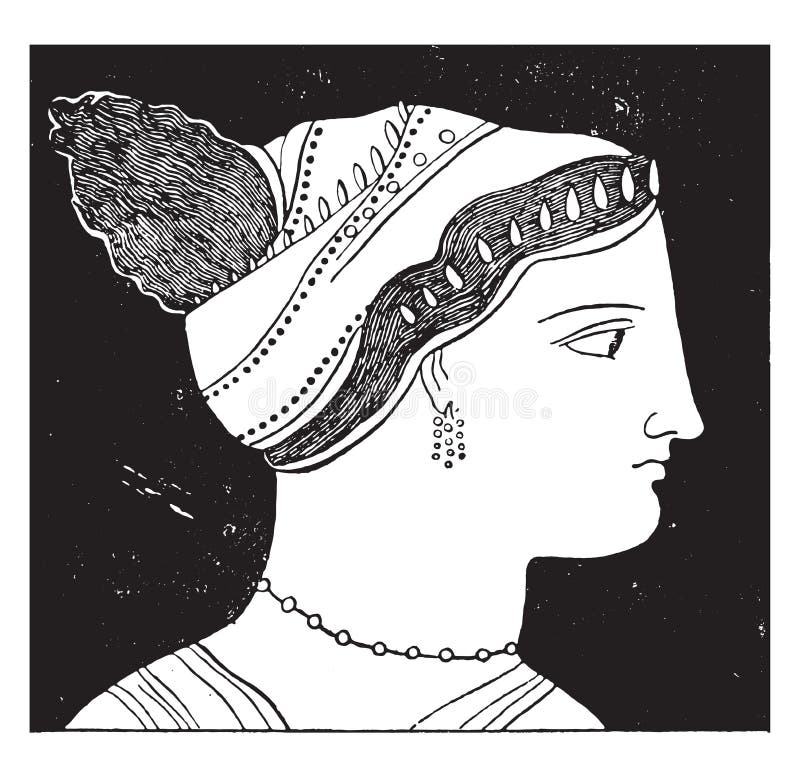 Female Figure, Vintage Engraving Stock Vector - Illustration of vector ...