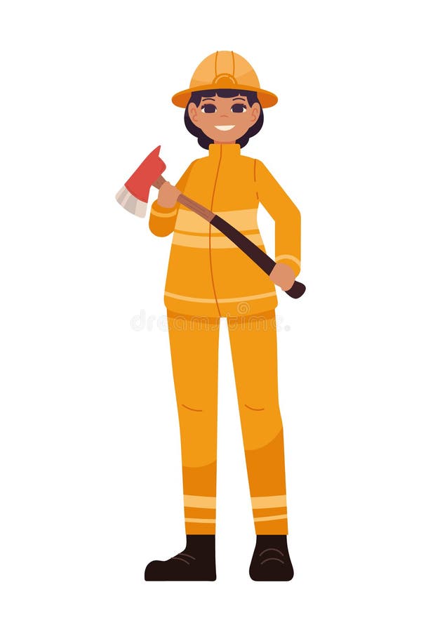 Female Firefighter Stock Illustrations – 1,036 Female Firefighter Stock ...