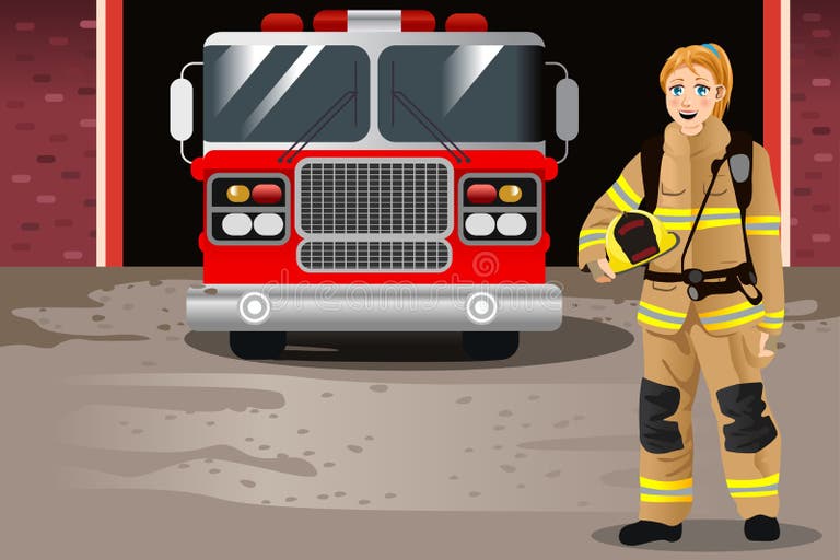 Female Firefighter Stock Illustrations – 1,613 Female Firefighter Stock ...