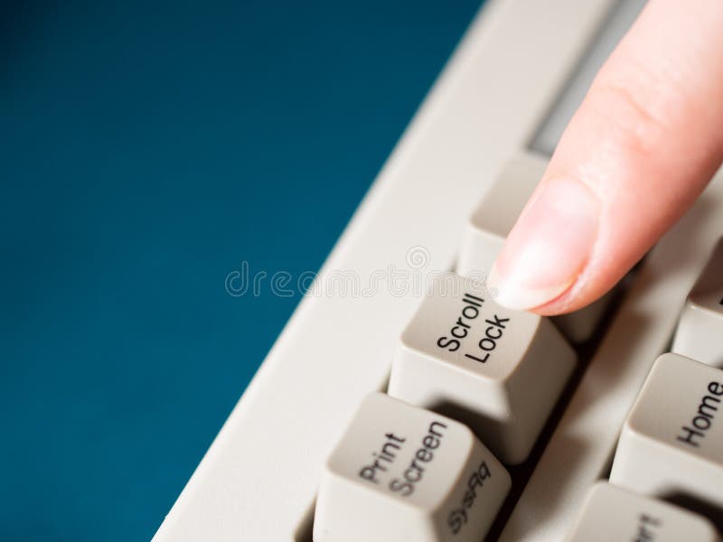 Scroll Lock stock image. Image of alphabet, multimedia - 183591775