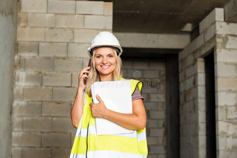 Female Foreman Officer Inspector, Building Inspector, Engineer or ...