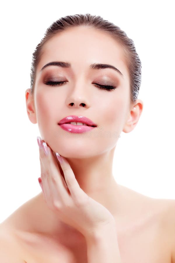 Female with Fresh Clear Skin Stock Photo - Image of healthy, beautiful ...