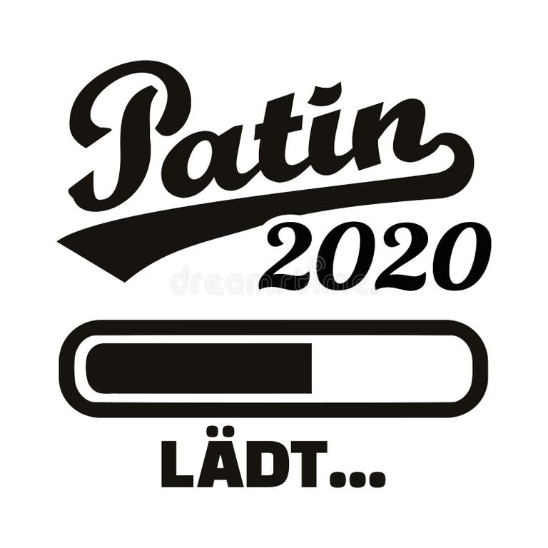 Female Godparents Loading Bar 2020 German Stock Vector - Illustration ...