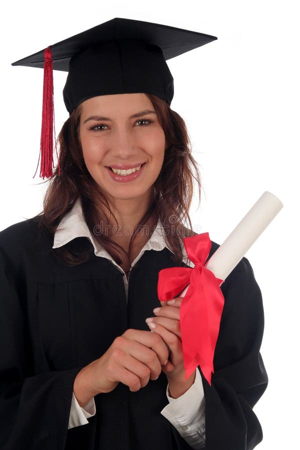 Female graduate stock photo. Image of school, shot, ceremony - 1557318