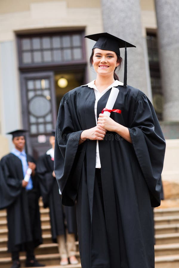 Graduate at graduation stock photo. Image of confident - 37038816