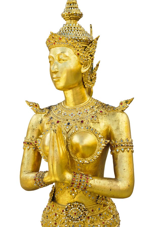 Female Guardian Angel stock photo. Image of gold, monastery - 22317656