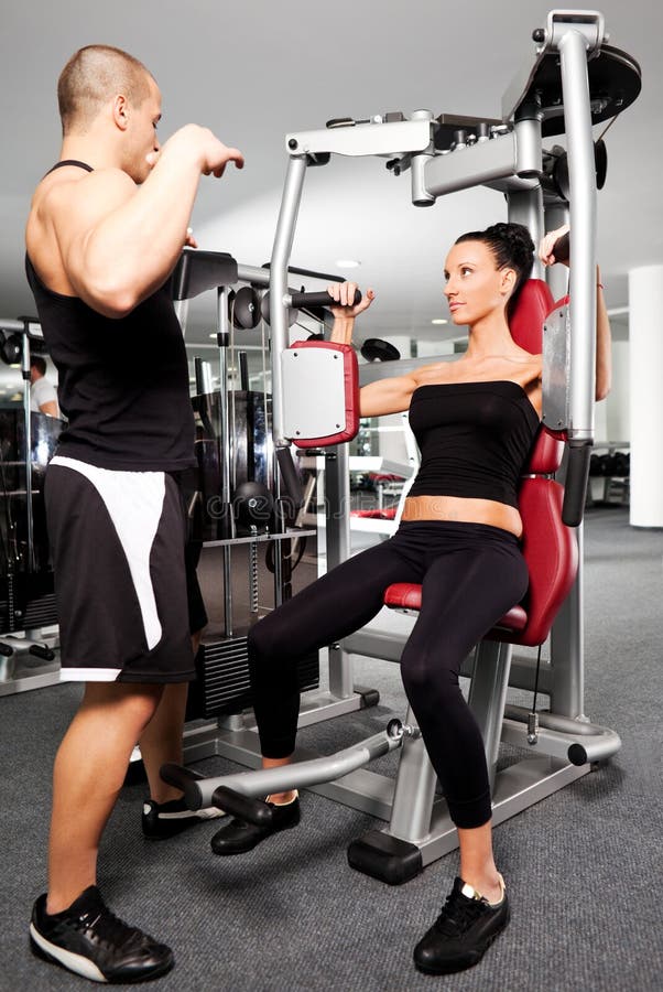 Female gym fitness stock image. Image of exercise, attractive - 14779071