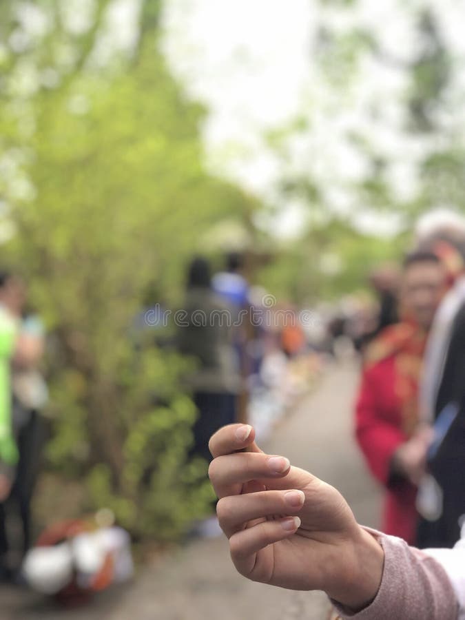 Female Hand As If Holding Something Stock Photo - Image of person ...