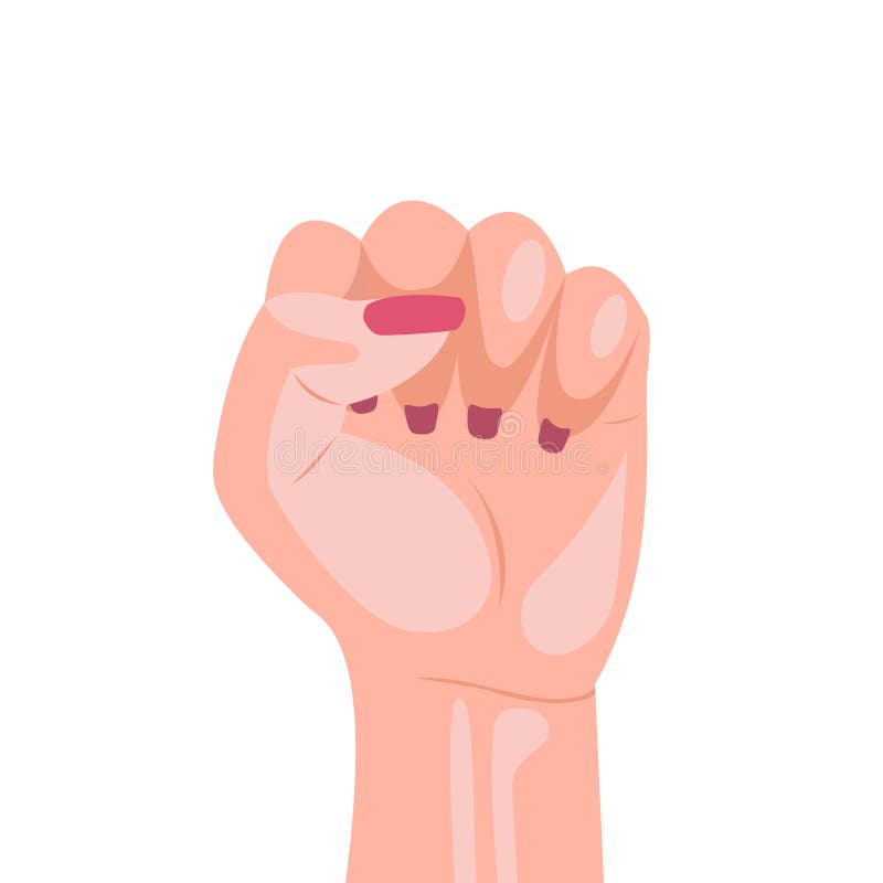 Female hand clenched fist stock vector. Illustration of hand - 173435272 Female hand clenched fist stock vector. Illustration of hand - 173435272