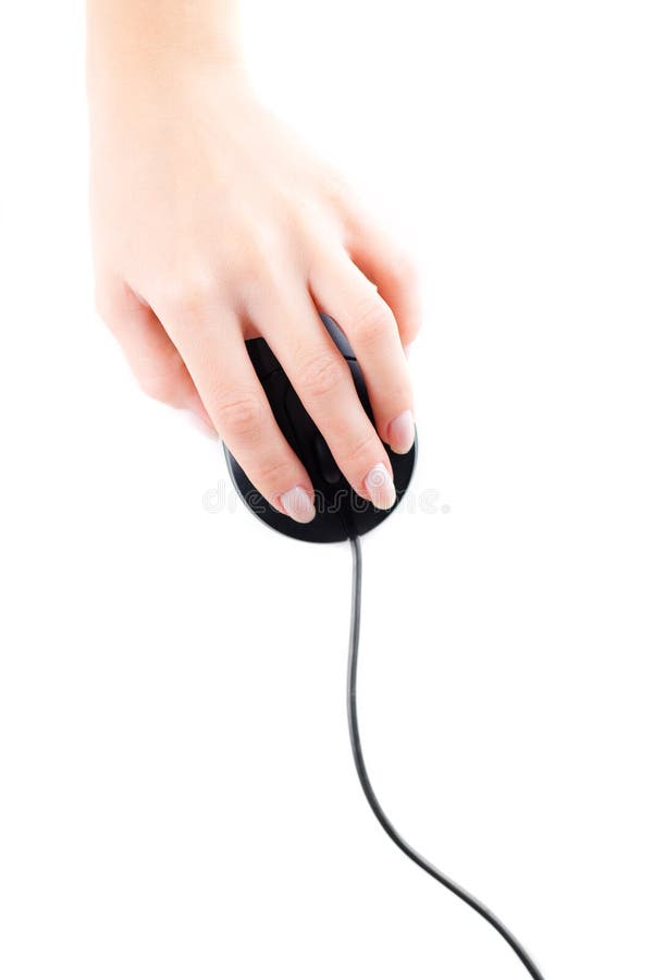 Hand Moving Mouse stock image. Image of move, work, hand - 95269