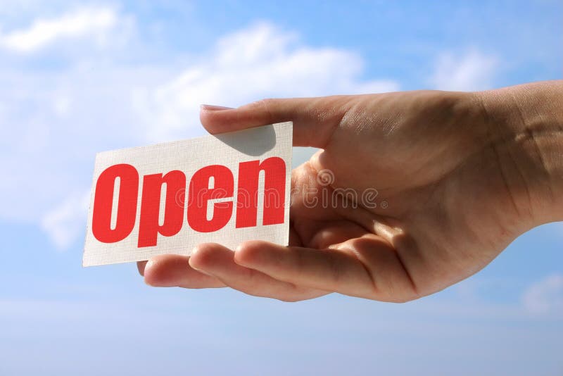 Female hand holding card stock image. Image of hold, hand - 6722019