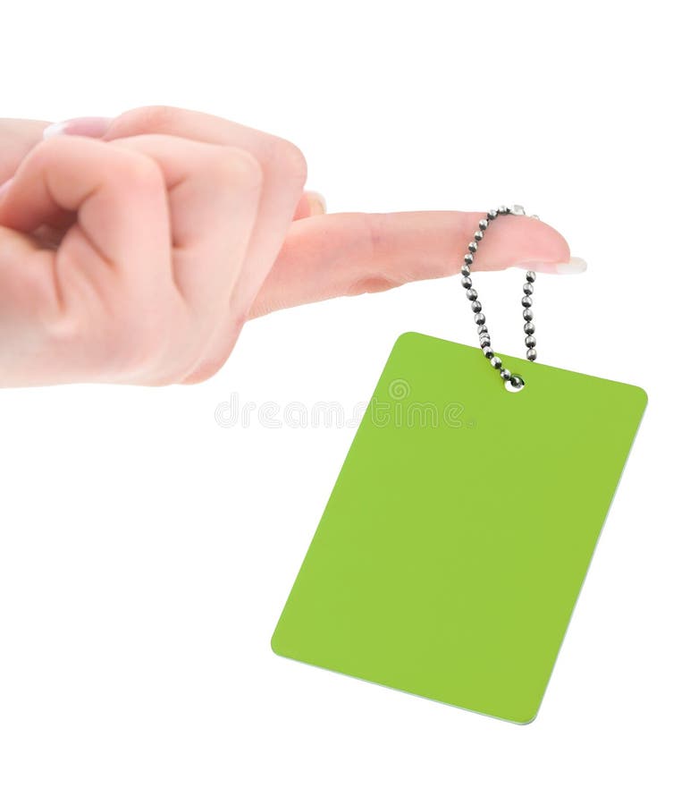 Empty Price Tag with Bow for Sale Stock Image - Image of sell, label ...