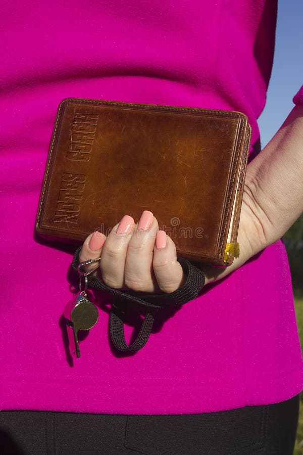 Female Hand Holding a Notebook Stock Photo - Image of diary, notepaper ...