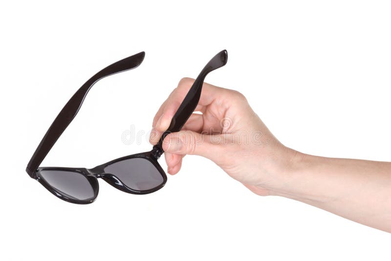 Female Hand Holding Sunglasses Stock Photo - Image of accessory ...