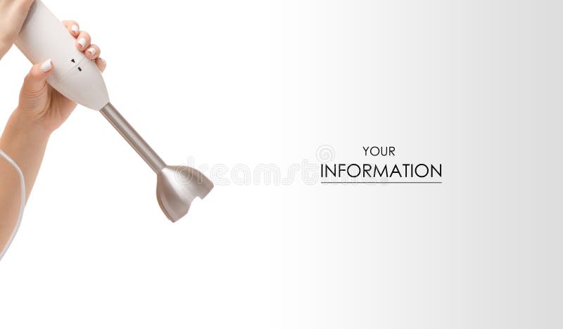 Female Hand Immersion Blender Pattern Stock Image - Image of attractive ...