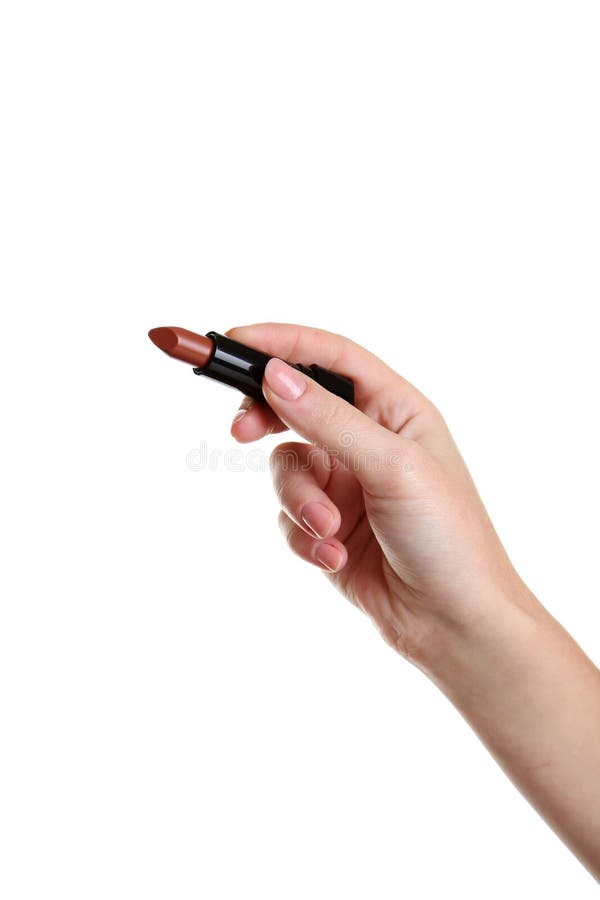 Hand with Lipstick Drawing 2015 Stock Photo - Image of event, holiday ...